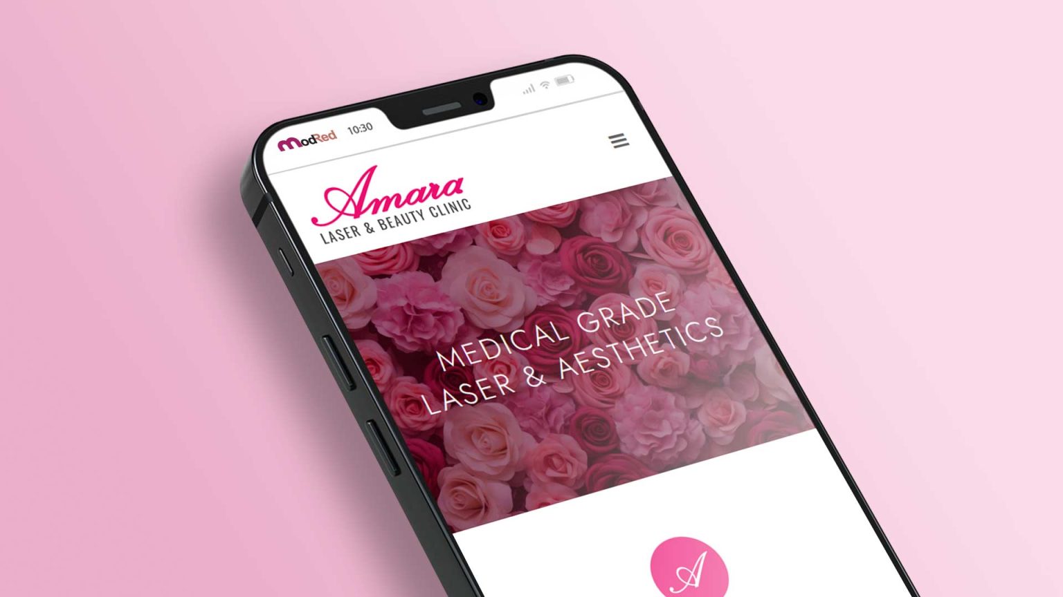 Amara Clinic Logo & Web Design – ModRed